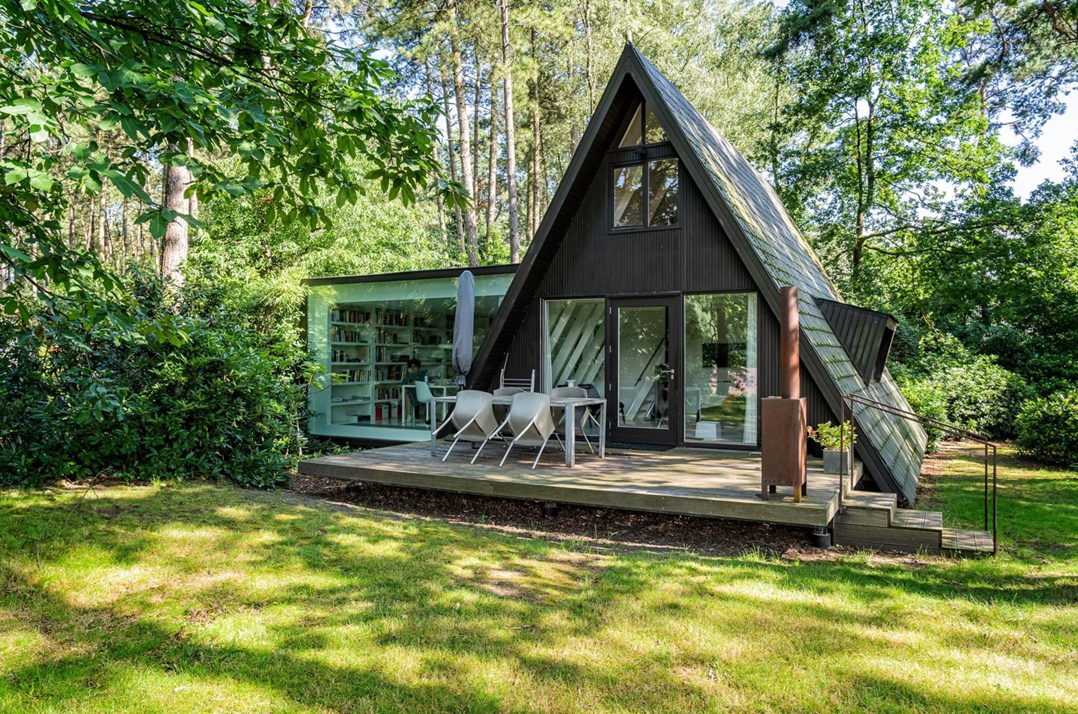 A-Frame designvakantiehuis in de natuur - OrigineelOvernachten