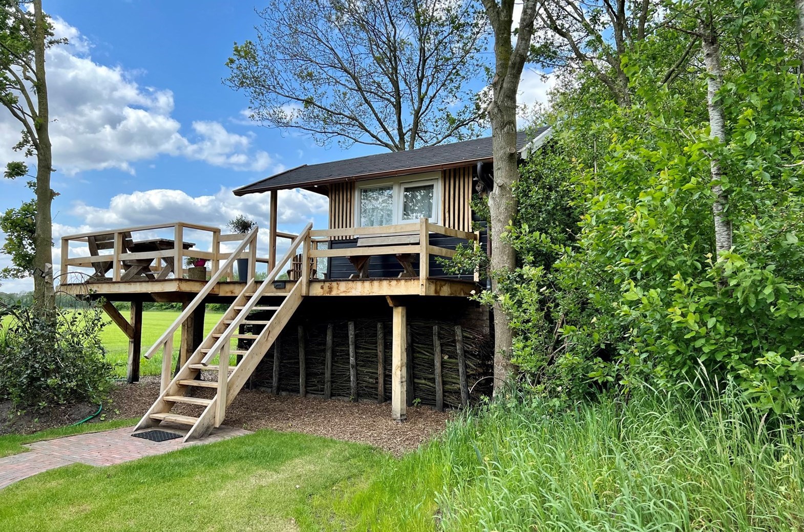 Bijzondere Natuur Cabin, met schitterend uitzicht, op 2 meter hoogte ...
